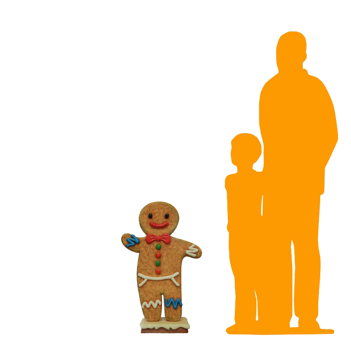 Small Papa Gingerbread Cookie Over Sized Statue | LM Treasures