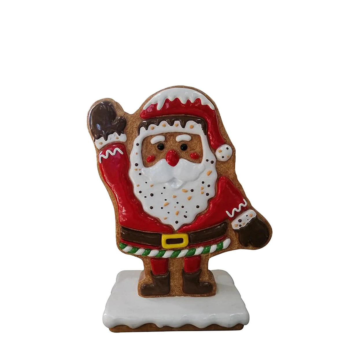 Santa Gingerbread Cookie Over Sized Statue| LM Treasures