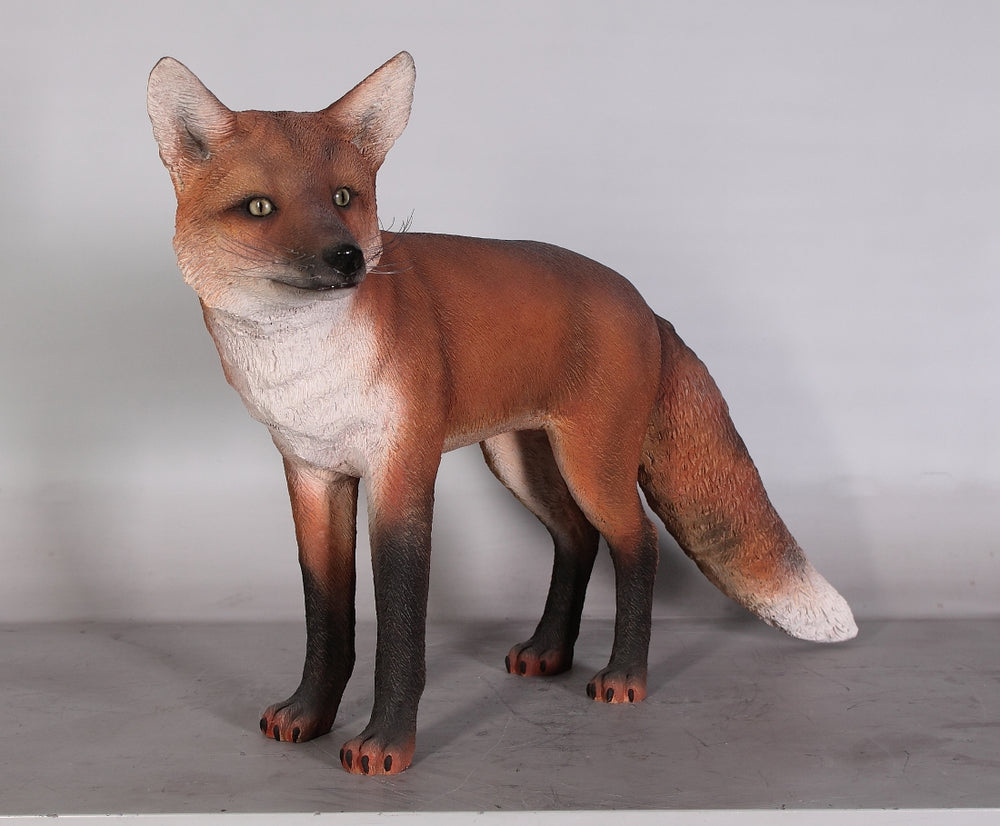 Red Fox Life Size Statue | LM Treasures