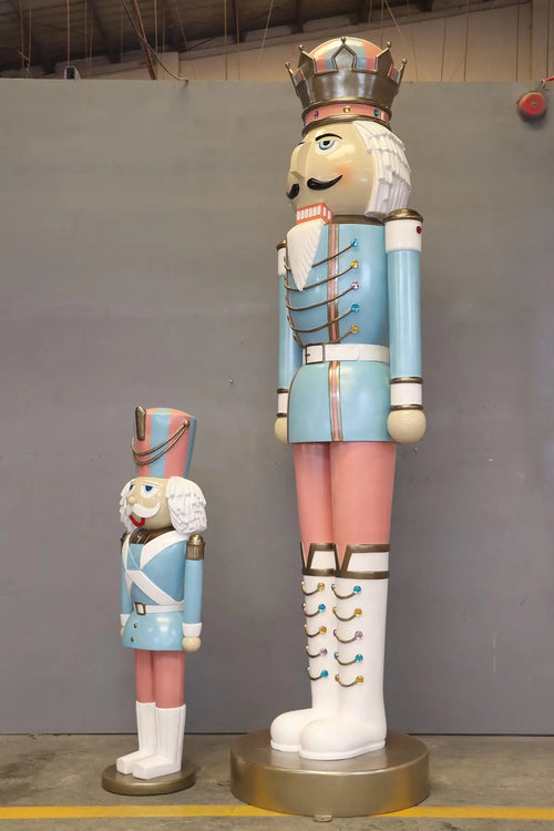 Giant 12ft Pastel Nutcracker Statue | LM Treasures