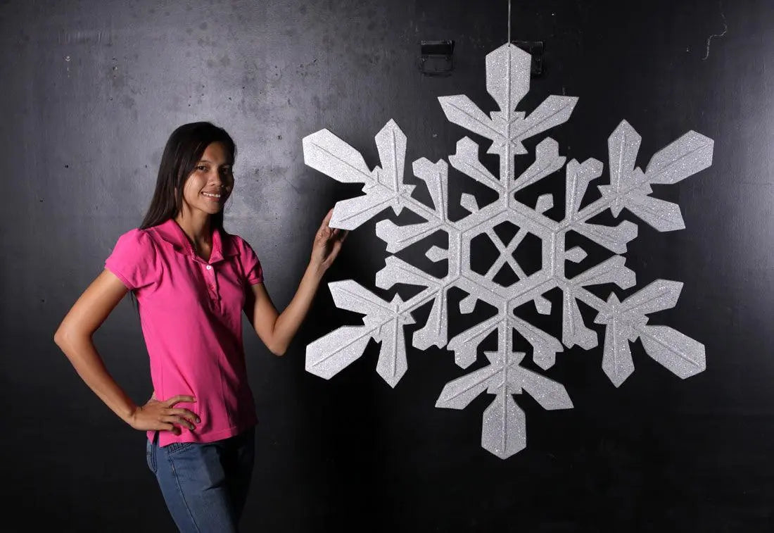 Silver Snowflake Statue | LM Treasures