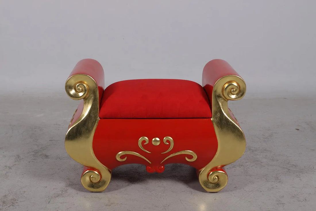Santa Claus Stool Life Size Statue | LM Treasures