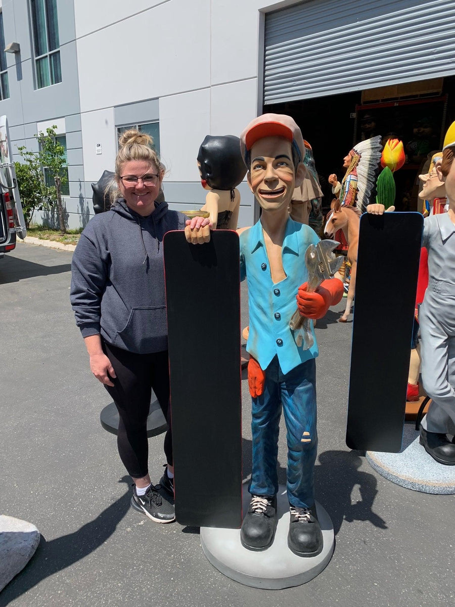Mechanic Menu Life Size Statue | LM Treasures