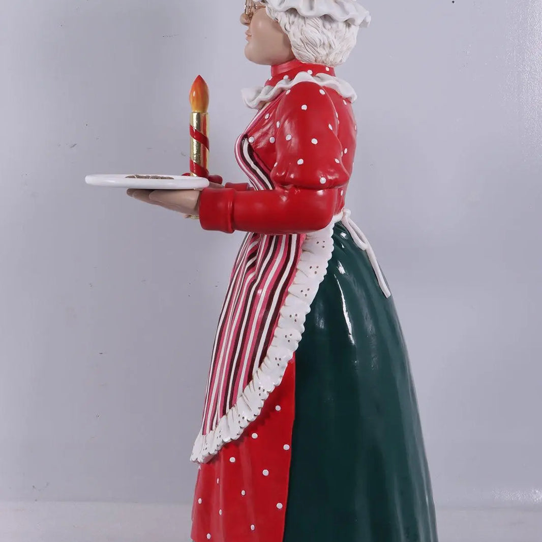 Beautiful Miss Santa Claus Life Size Statue for Christmas – LM Treasures