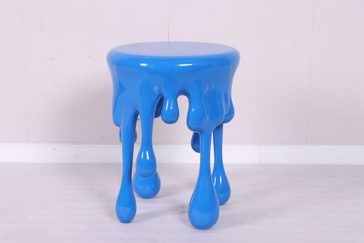 Blue Melting Side Table Dripping Statue| LM Treasures