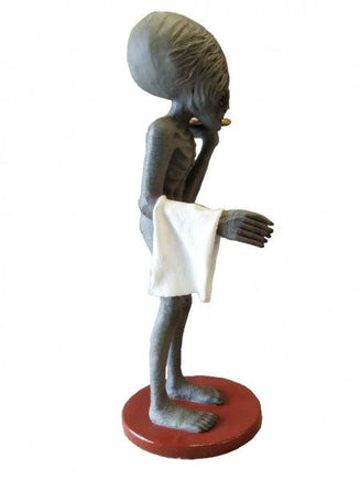 Huge Brain Alien Butler Life Size Statue| LM Treasures