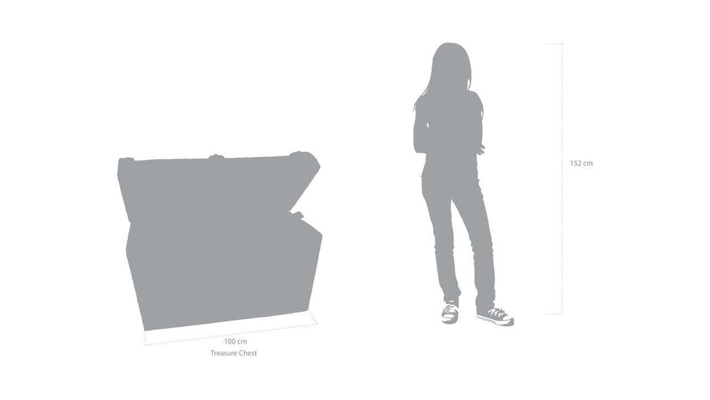 Treasure Chest Life Size Statue| LM Treasures