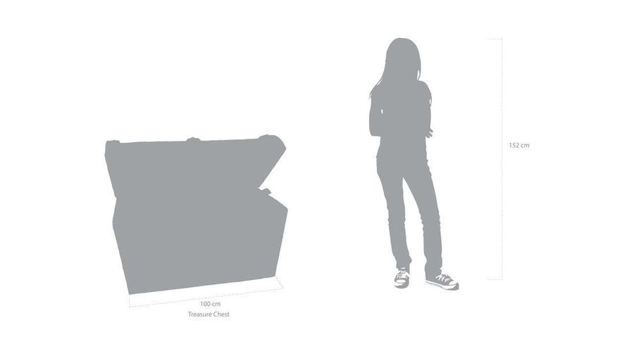 Treasure Chest Life Size Statue| LM Treasures