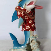 Small Shark Butler with Tray Life Size Predator Statue – LM Treasures