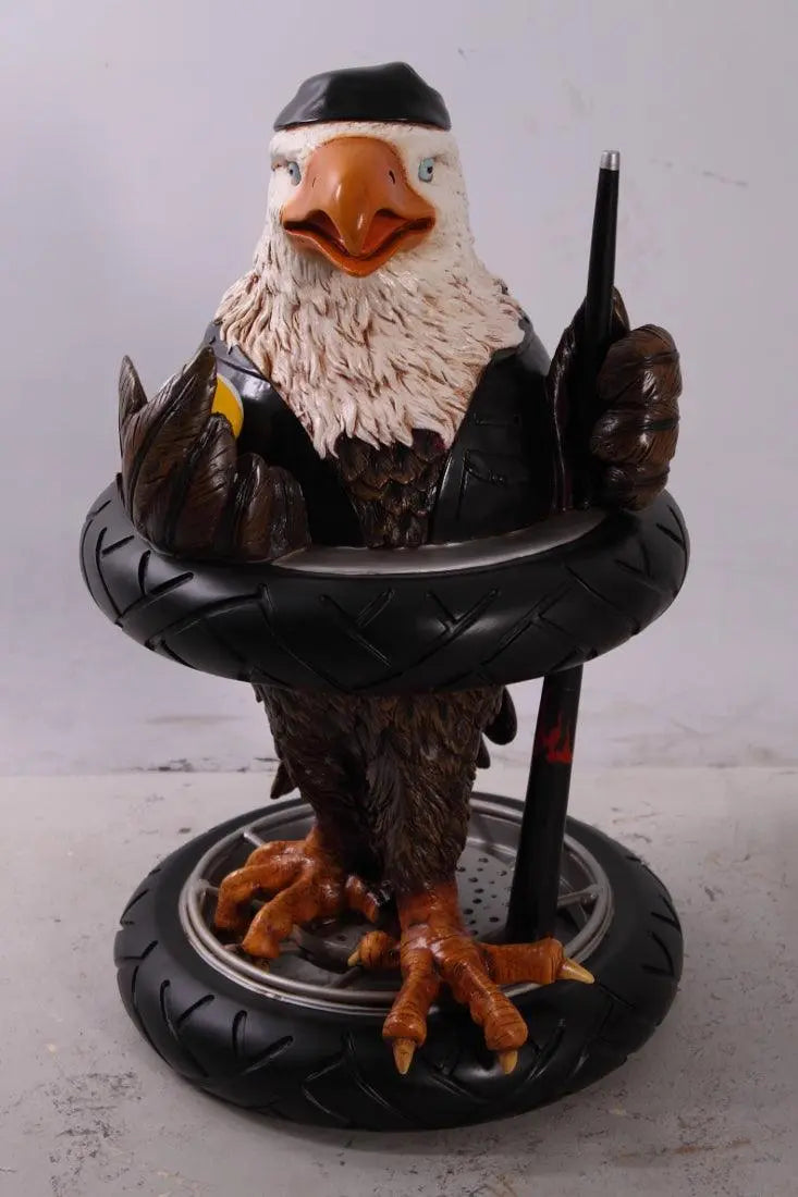 Eagle Cue Holder Life Size Bird Animal Pool Player Statue| LM Treasures