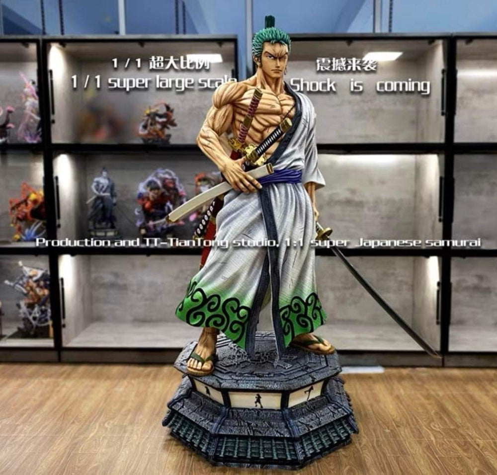 One Piece Roronoa Zoro Life Size Statue 1:1 | LM Treasures