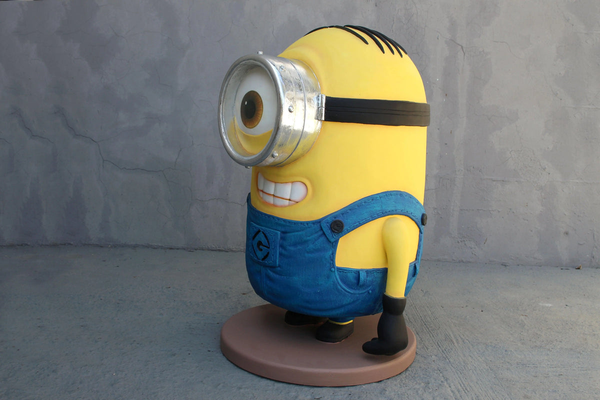 Cartoon Yellow Minion One Eye Life Size Statue| LM Treasures