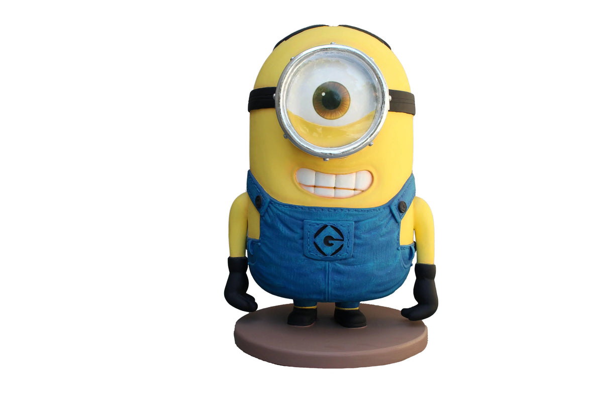 Cartoon Yellow Minion One Eye Life Size Statue| LM Treasures