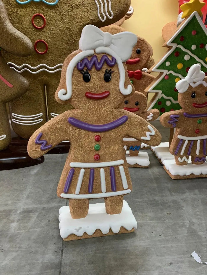 Small Mama Gingerbread Cookie Over Sized Statue | LM Treasures