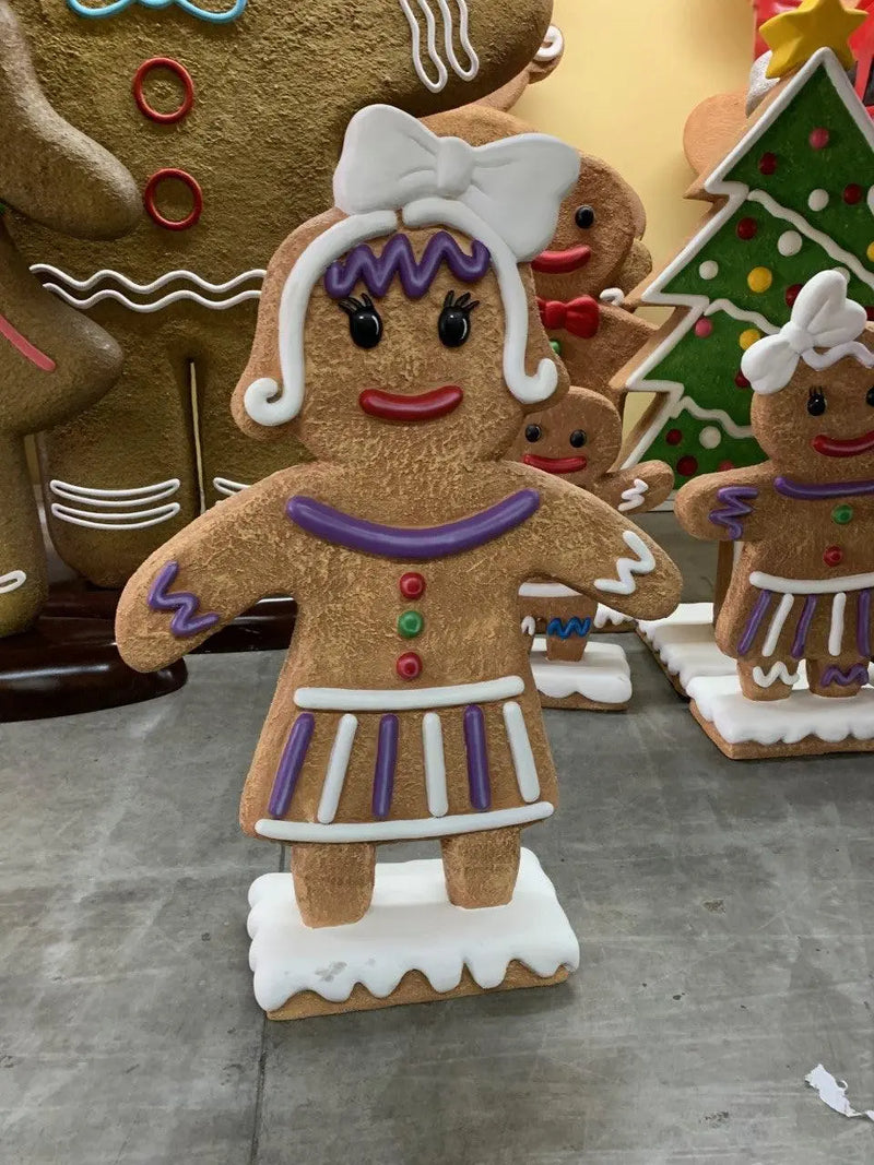Small Mama Gingerbread Cookie Over Sized Statue | LM Treasures