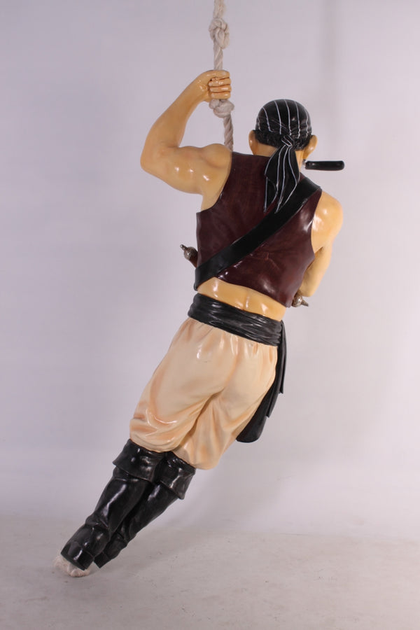 Pirate Hanging on Rope 6ft| LM Treasures