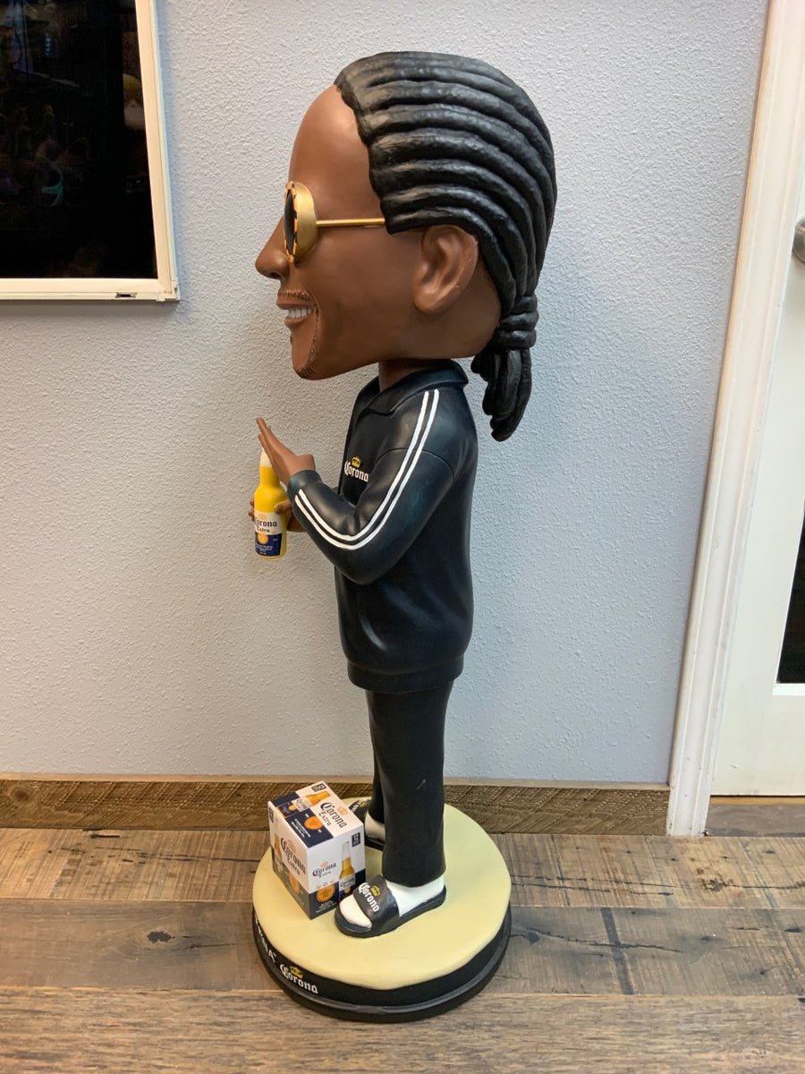 Snoop Dogg In Black Sweatsuit Corona Bobblehead Statue | LM Treasures