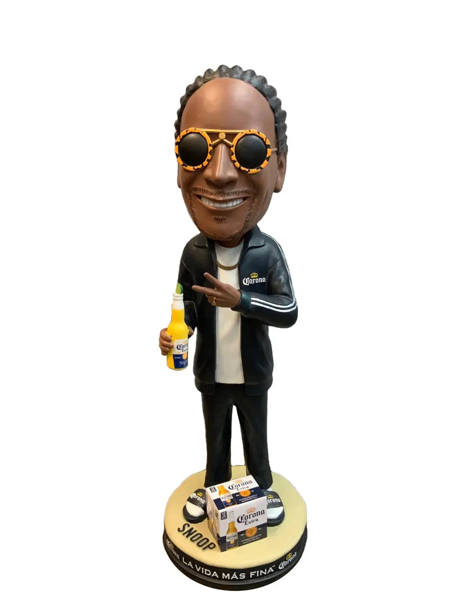 Snoop Dogg In Black Sweatsuit Corona Bobblehead Statue | LM Treasures