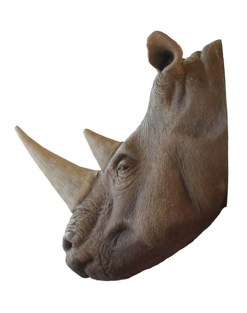 Rhinoceros Head Life Size Statue | LM Treasures