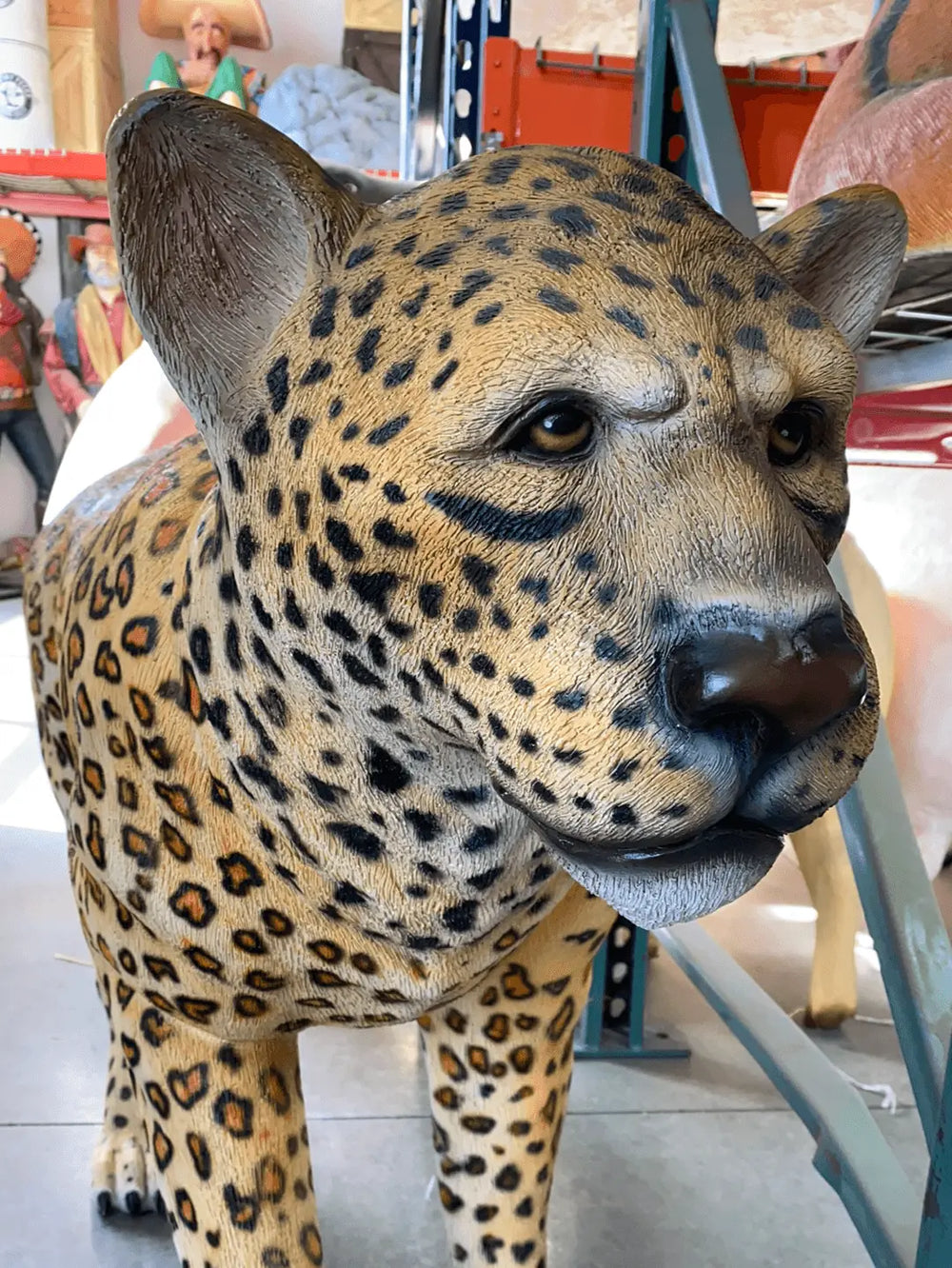 Leopard Life Size Statue| LM Treasures