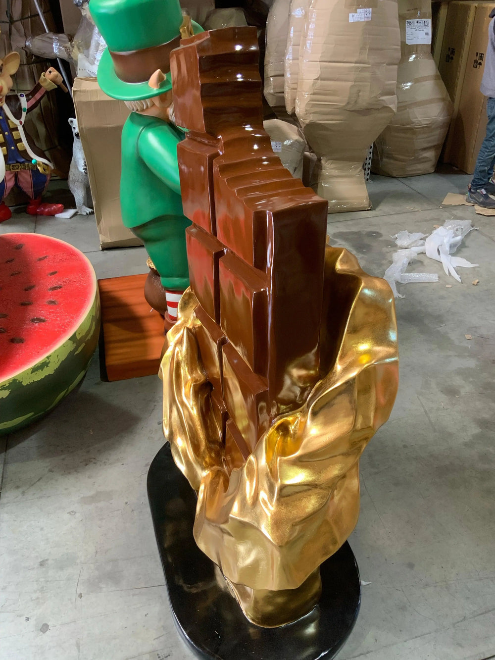 Chocolate Bar Over Sized Statue| LM Treasures