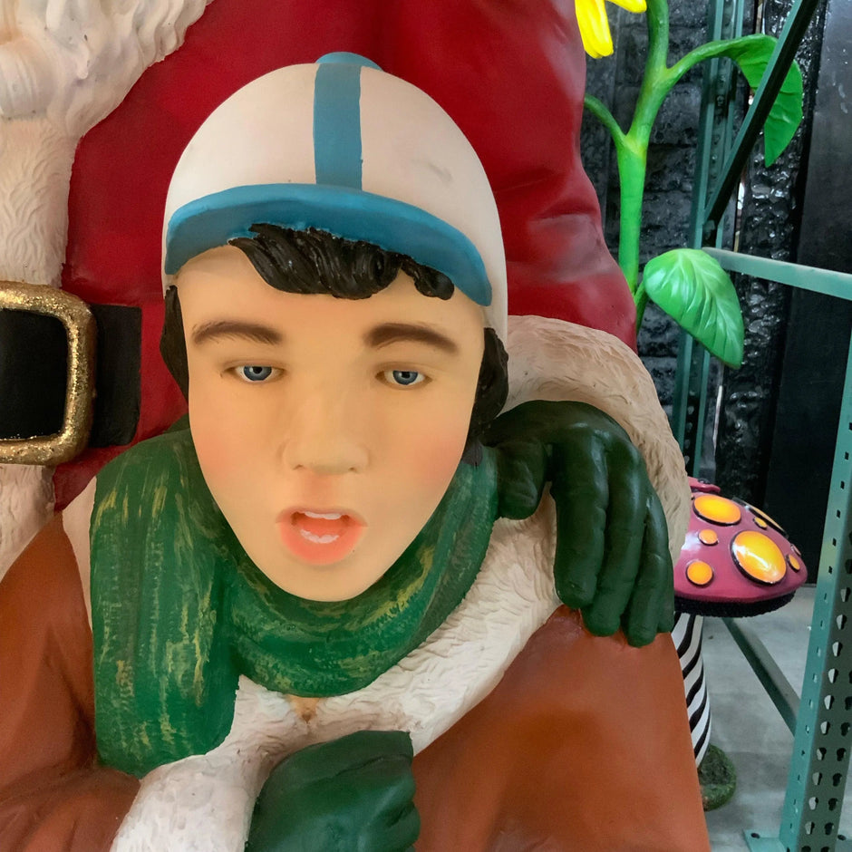 Santa Claus With Children Life Size Christmas Statue - LM Treasures ...