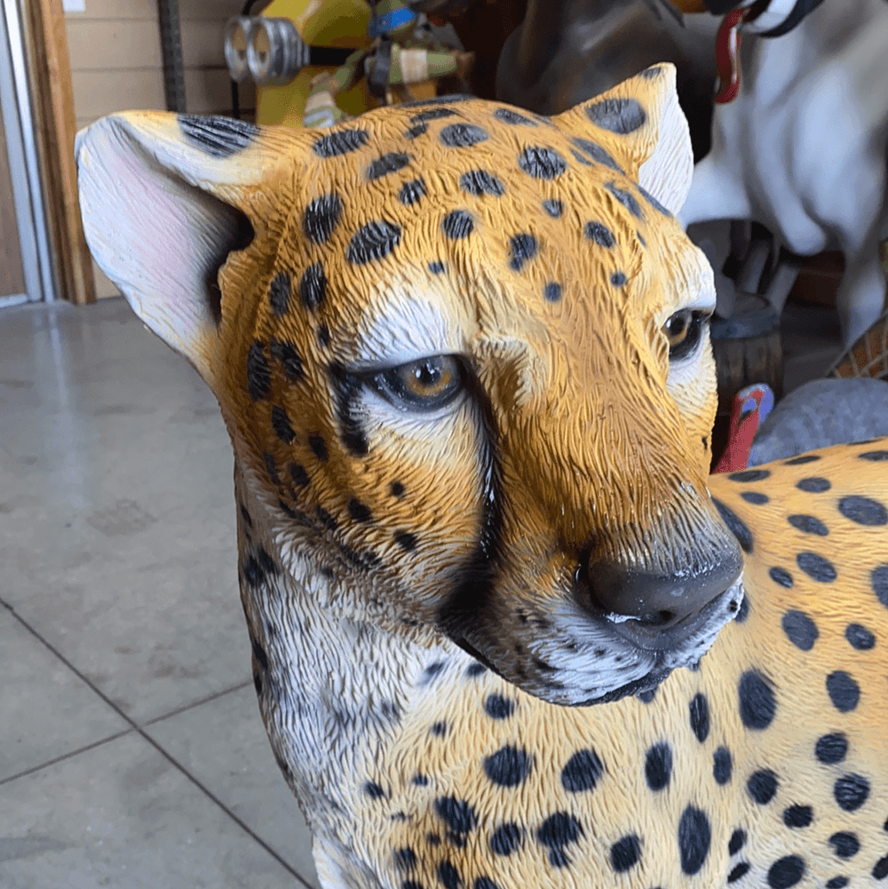 Cheetah Life Size Statue| LM Treasures