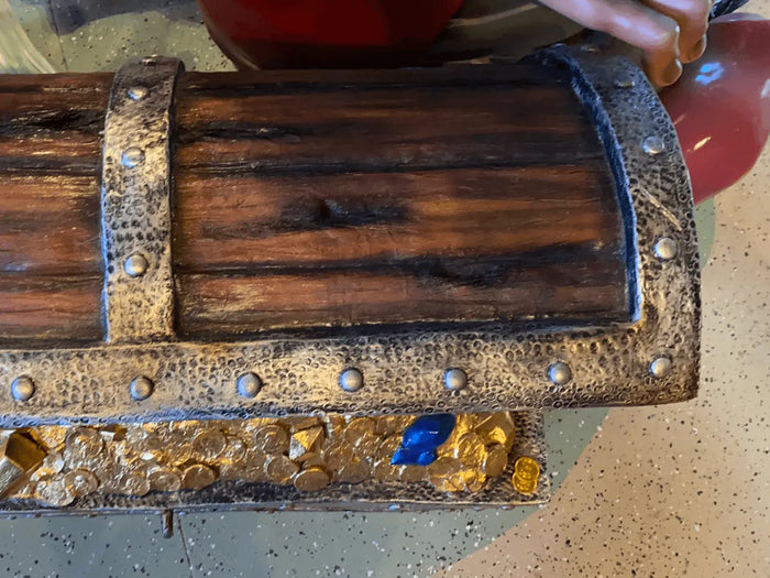 Treasure Chest Life Size Statue | LM Treasures