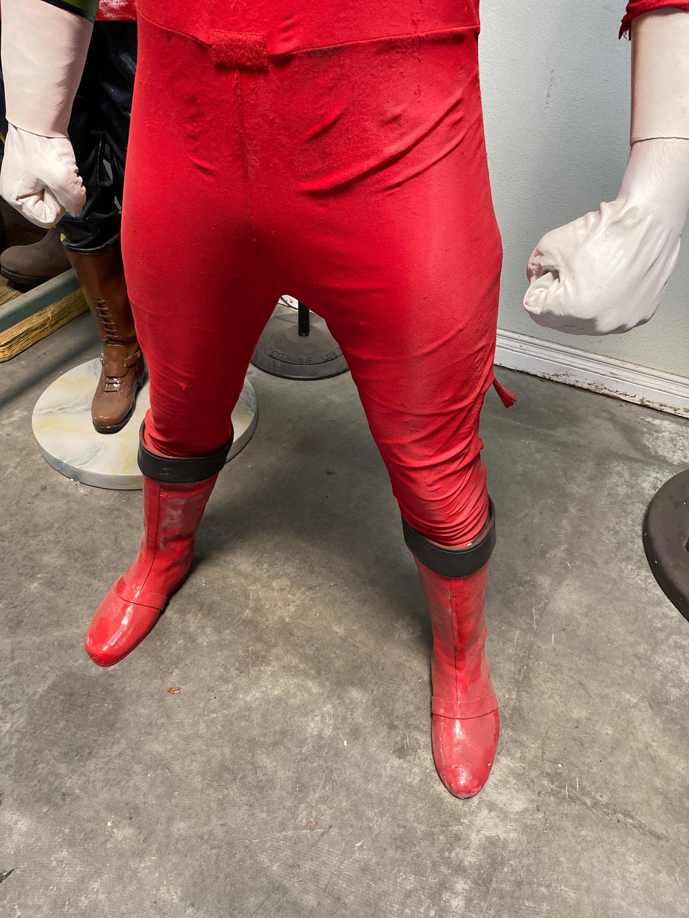 Pre-Owned Red Power Ranger Life Size Statue #2 | LM Treasures