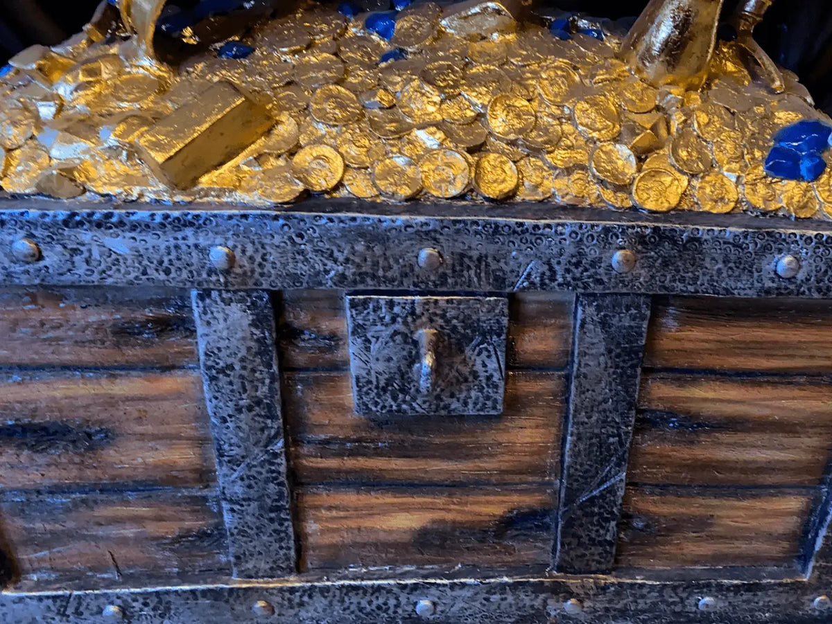 Treasure Chest Life Size Statue| LM Treasures
