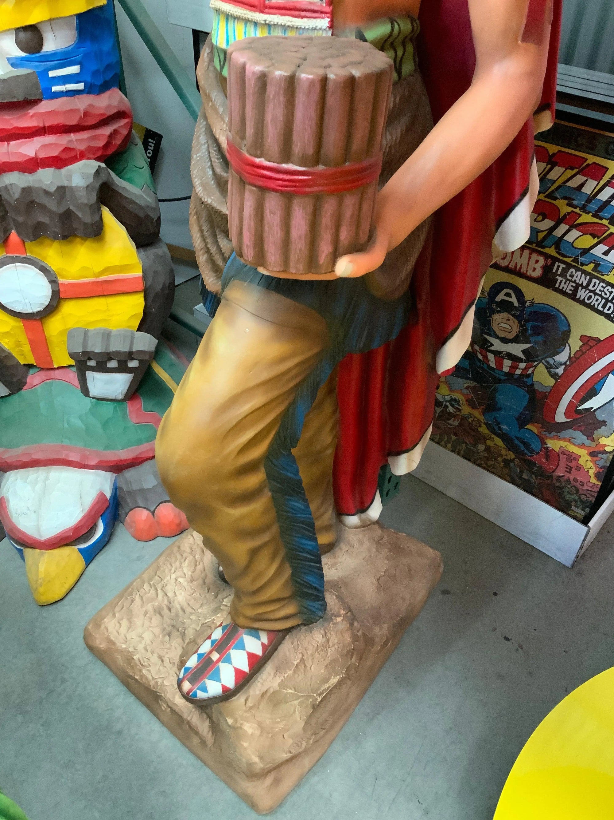 Tobacco Indian Chief Cigar Store Life Size Statue| LM Treasures
