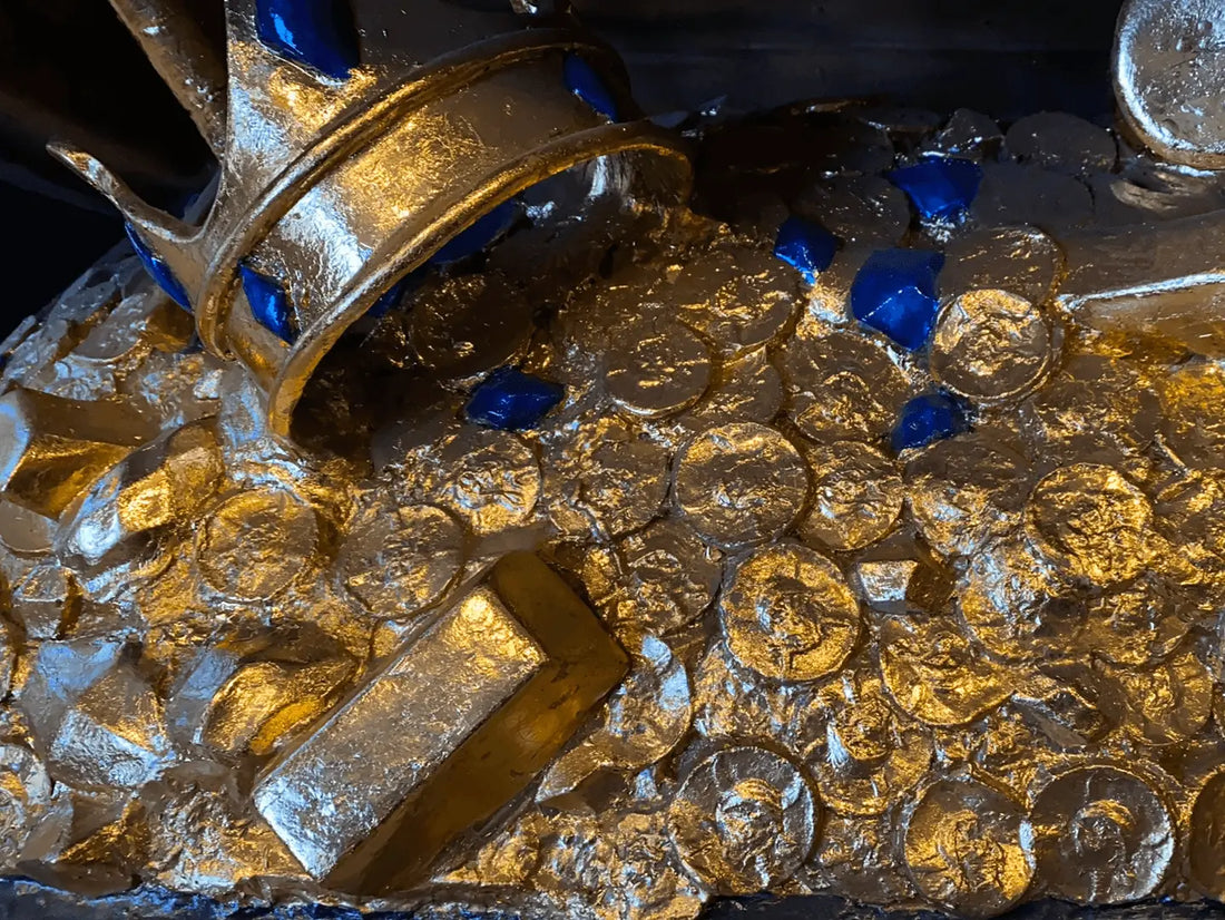 Treasure Chest Life Size Statue| LM Treasures