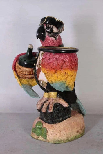 Pirate Parrot Butler Statue Life Size Animal Bird Waiter – LM Treasures